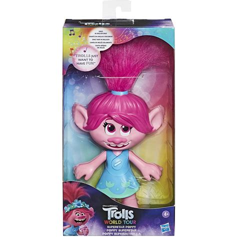Playshop Trolls World Tour Poppy Superstar Singing Doll