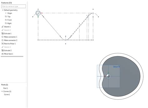 Spline Tangent To Circles Onshape