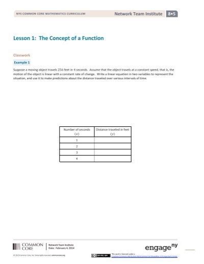 Grade Module Handouts EngageNY