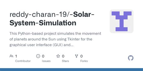 Github Reddy Charan 19 Solar System Simulation This Python Based