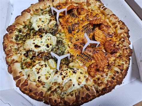 노모어피자 반반 메뉴 옥수수새우 바질 뇨끼 꿀조합 네이버 블로그