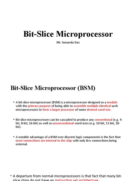 Bit Slice Microprocessor Pdf