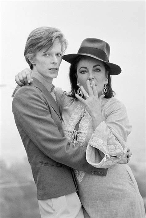 David Bowie And Elizabeth Taylor Photogr 高清图片，堆糖，美图壁纸兴趣社区