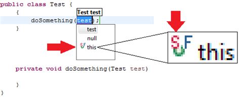 Java This Keyword Marked As Static In Eclipse Content Assist Stack