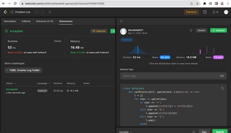 Leetcode — 682 Shrut Shah Medium