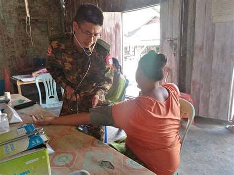 မိုင်းငေါ့မြို့တွင်အမှတ် ၁၀၁ ခြေမြန် တပ်မဌာနချုပ် အမှတ် ၁၀၁၃ နည်းဗျူဟာကွပ်ကဲမှုအဖွဲ့မှ နယ်လှည့