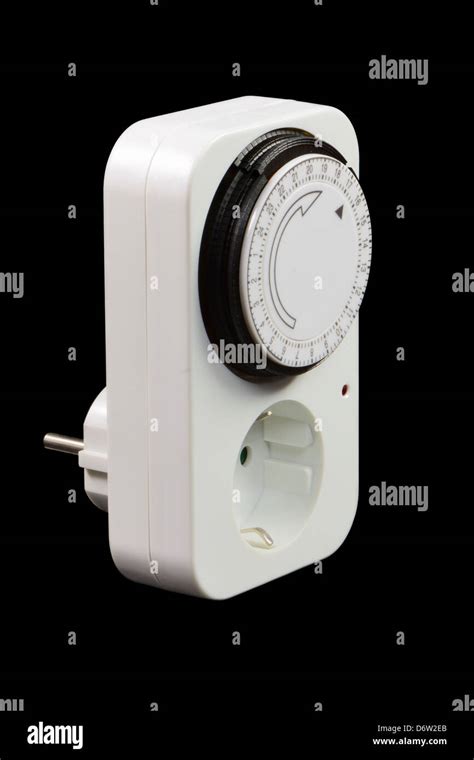 Power Socket With Timer Switch Stock Photo Alamy