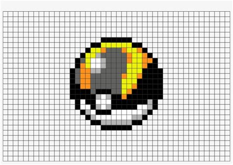 Pokeball Pixel Art Grid 132826 Minecraft Pixel Art