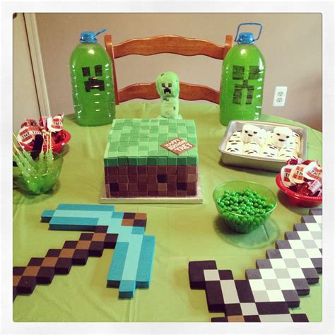 Minecraft Party Birthdays Minecraft Birthday Minecraft Birthday Party Minecraft Party