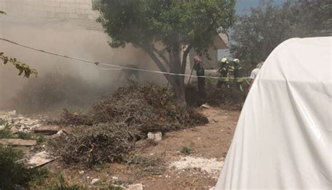 لە حەلەب، تەواوی خێزانێک لەناو ماڵەکەیاندا دووچاری سووتان بوون