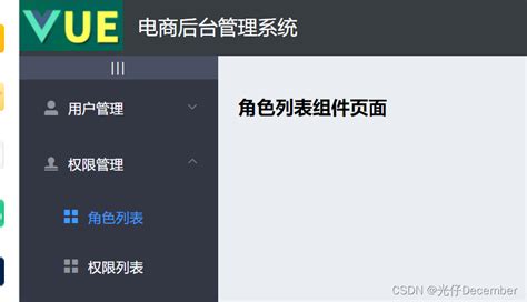 【vue项目实战】32、权限管理 实现角色列表vue Roles Csdn博客