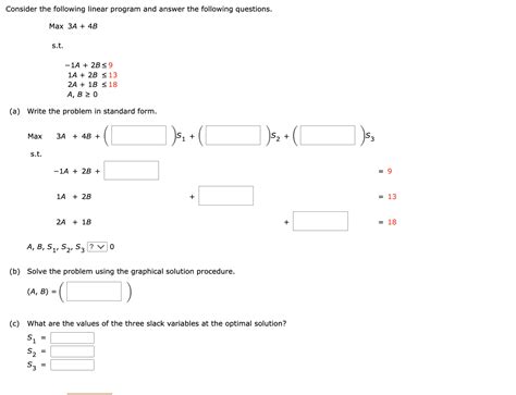 Solved Ignore The Solve Graphically Statement Solve The