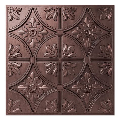 Hammered Copper Ceiling Tiles How To Install A Copper Stamped Metal