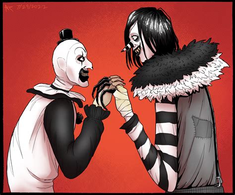 Laughing Jack Meets Art The Clown By Artsyarctictiger On Deviantart