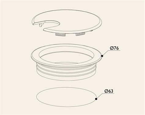 Kablo Kanalı Kapağı
