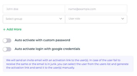 Adding Users To Your Account