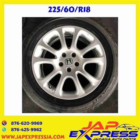 Honda 18 Rims And Tires Set 22560r18 Jamaica Auto Parts Express