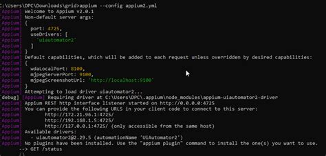 appium with selenium grid 4