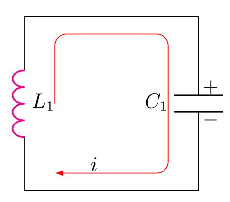 LC Circuit With Circuitikz TeX LaTeX Stack Exchange
