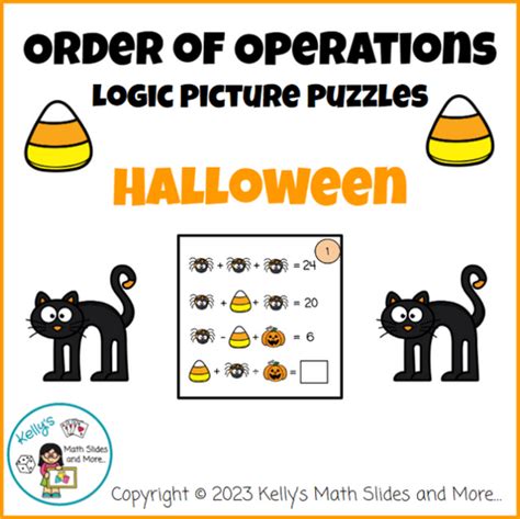 Halloween Order Of Operations Logic Picture Puzzles Amped Up Learning