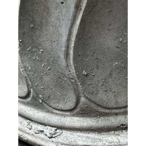 Vintage Round Roman Style Swirl Planters Set Of 2 Chairish