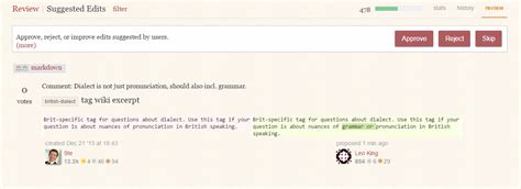 when reviewing suggested edits queue how to improve the suggested