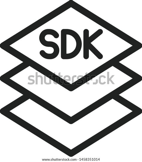 Sdk Icon Software Development Kit Icon Stock Vector Royalty Free Shutterstock