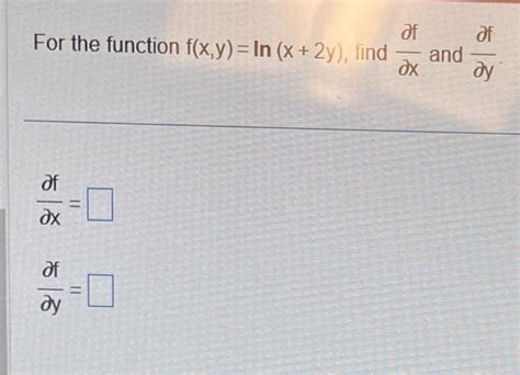 Solved Find Xf And Yf For The Following Function Chegg