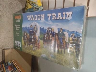 Imex Wagon Train Figure Set Plastic Model Western Kit 172 Scale
