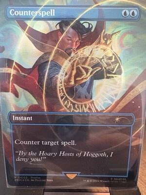 Yahoo オークション Marvel Dr Strange Foil Promo Counterspell Car