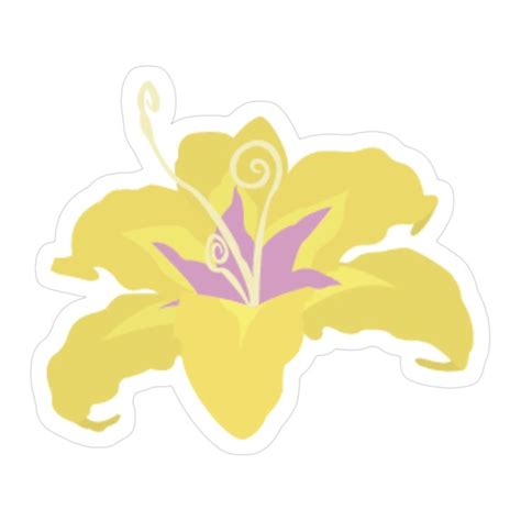 Tangled Sundrop Flower Sticker For Sale By Manthaantha In 2025 Vinyl Decal Stickers