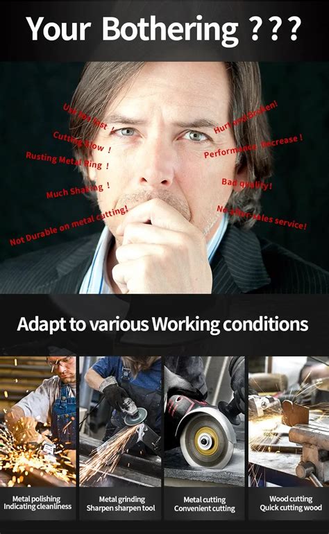 Cutting Disc Metal Cutting Disk 4 Inch Stainless Steel 12mm Tile Resin