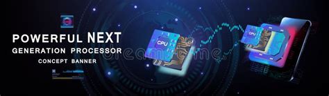 Cpu New Generation Computer Processor Process Of Processing System