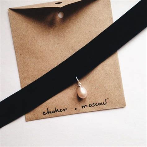 Чокер с жемчужной подвеской Chokers Belly Button Rings Jewelry