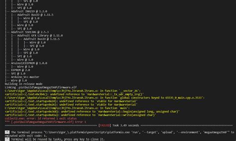 Platformio Can T Compilate Any Complicate Code Platformio Ide