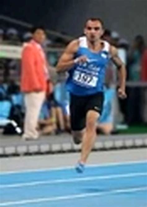 رضا قاسمی در دوی ۱۰۰ متر پنجم شد