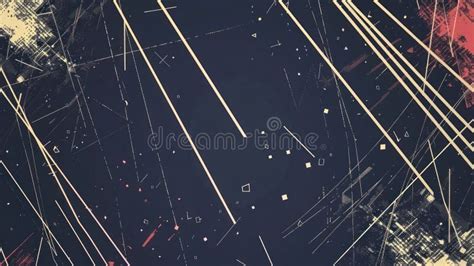 Abstract Design With Lines And Shapes On A Dark Background Creating A
