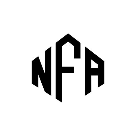 Nfa Letter Logo Design With Polygon Shape Nfa Polygon And Cube Shape Logo Design Nfa Hexagon