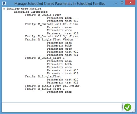 Revit Parameter Organizer 2018 Shared Parameters Scheduled Manage