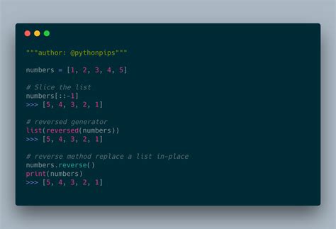 Reverse Python