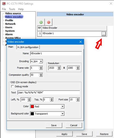 Section Video Encoder