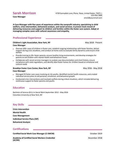 Case Manager Resume Samples Nice Inspiring Case Manager Resume To Be