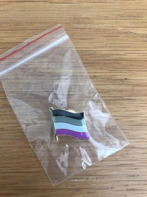Asexual Flag Pin Enamel Etsy