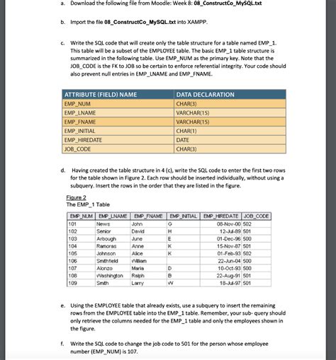 solved 4 the constructco database stores data for a