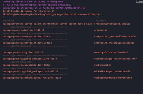 flutter devtools cannot start or run in windows 11 · issue 85393