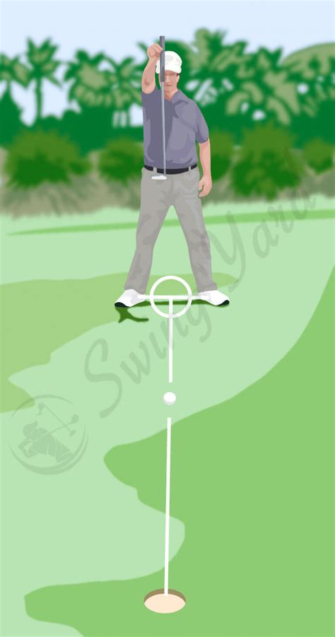 How To Plumb Bob With A Putter Swing Yard