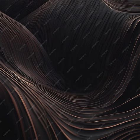 Premium Ai Image Wavy Lines Abstract Minimal Elegant Dark Motion Background Seamless Looping