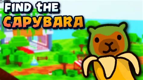 Find The Capybara 190 Roblox