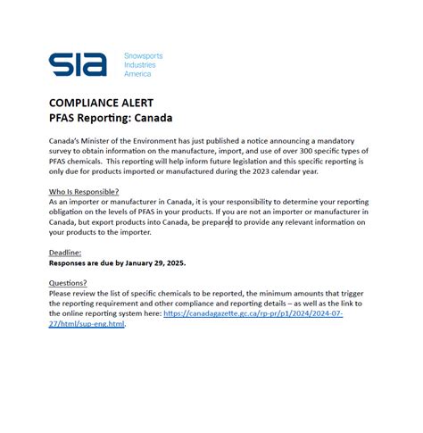 Canada Pfas Reporting Sia Member Portal