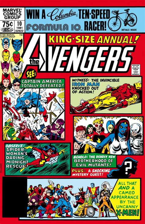 Rogues Very First Appearance In Avengers Annual 10 1981 Rxmen